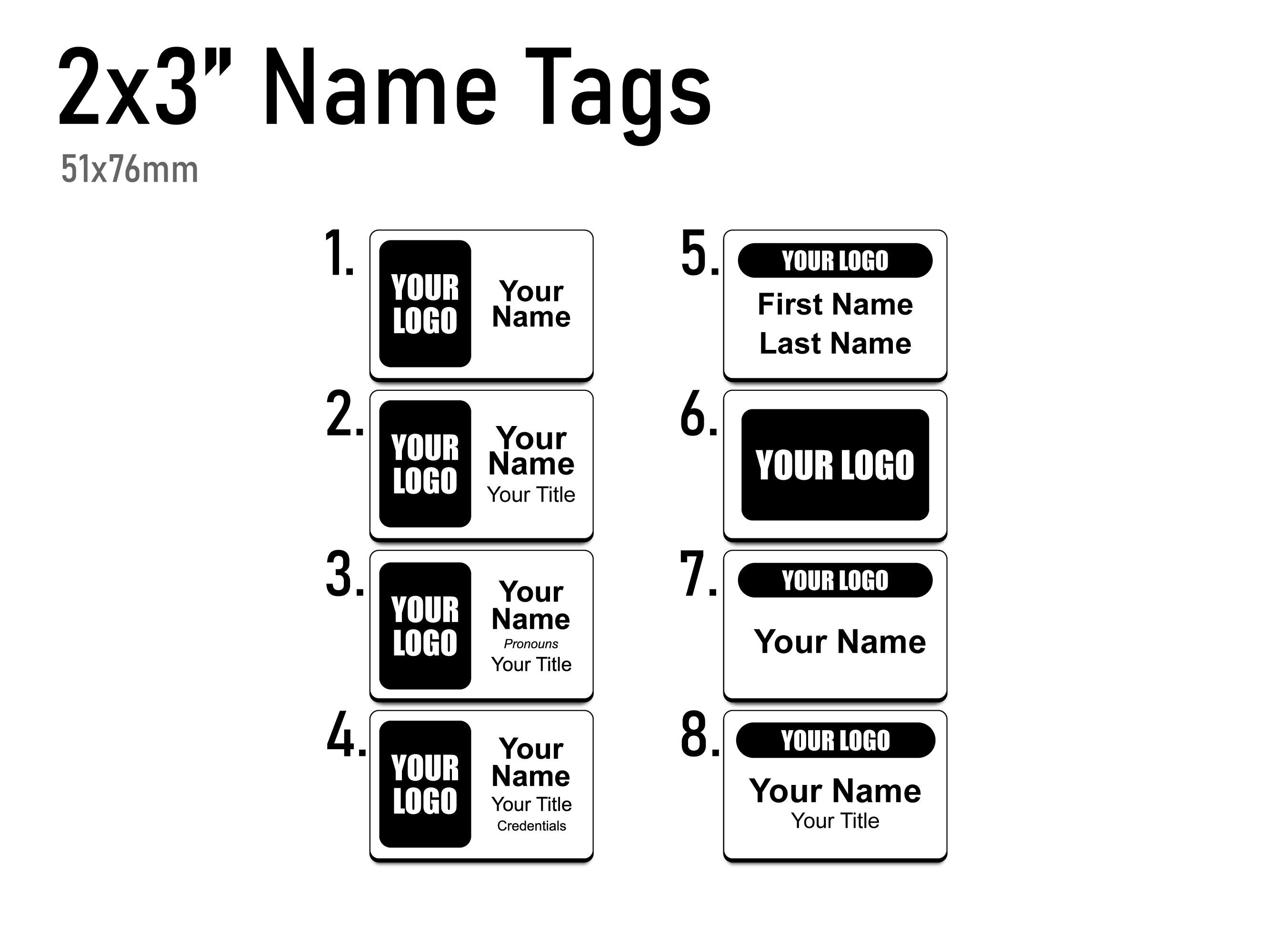 Engraved Realtor Name Tag With Logo – Custom Badge for Real Estate ...