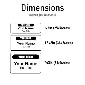 Engraved Realtor Name Tag With Logo – Custom Badge for Real Estate ...