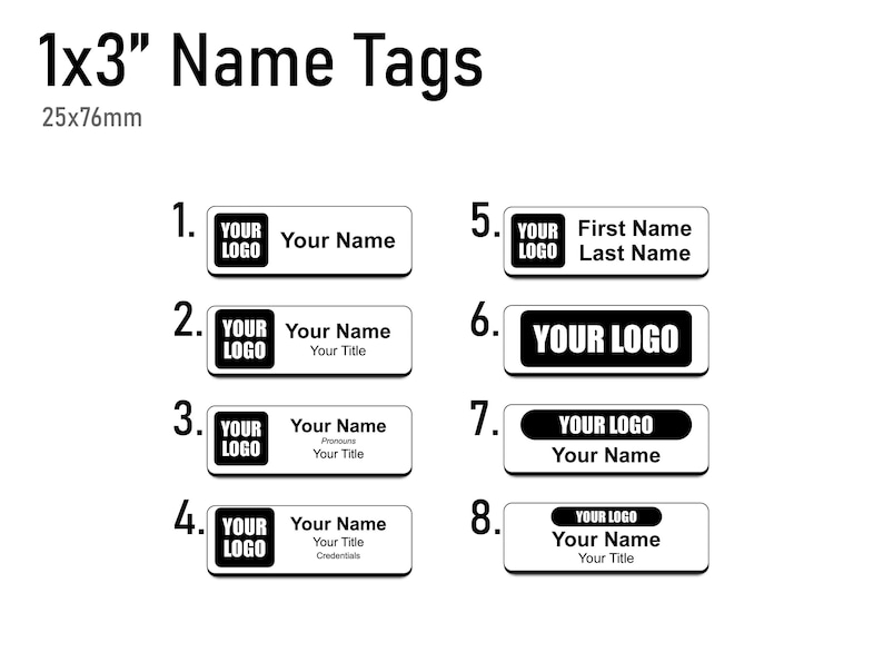 Engraved Realtor Name Tag With Logo – Custom Badge for Real Estate ...
