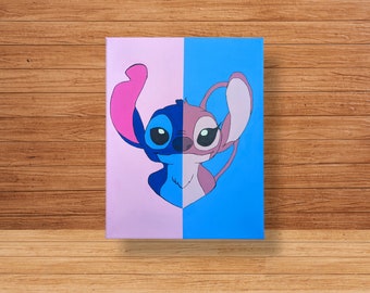 Stitch & Angel Jewel Painting - Etsy