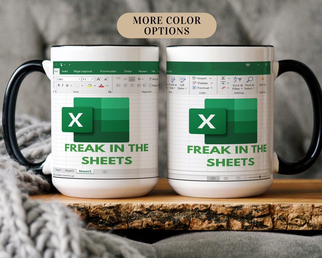Freak in the Sheets Mug, Excel Coffee Mug, Accountant Mug, Accountant ...