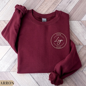Custom Logo Sweatshirt, Small Business Sweatshirt, Business Logo ...