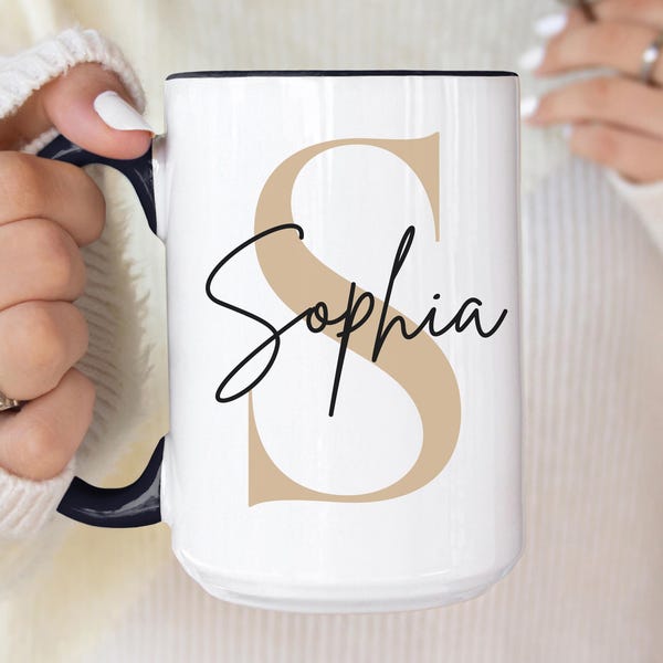 Monogram Mug - Etsy
