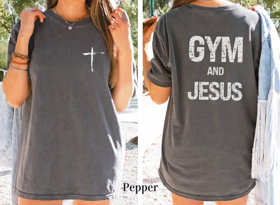 Gym and Jesus Shirt, Christian Pump Cover, Jesus Shirt, Bodybuilding ...
