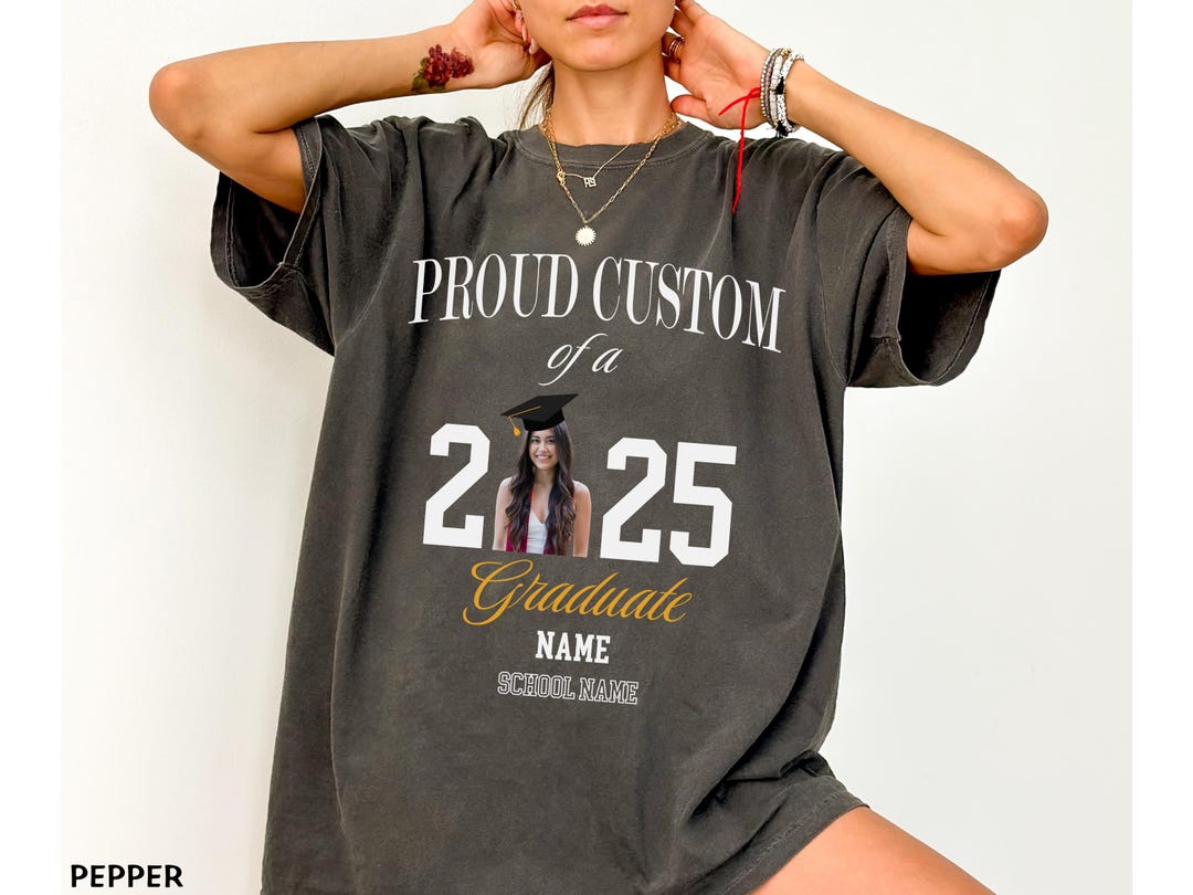 Custom Graduation Shirt, Custom Photo Graduation Gift, Custom Graduate ...