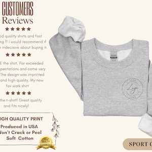 Custom Logo Sweatshirt, Small Business Sweatshirt, Business Logo ...