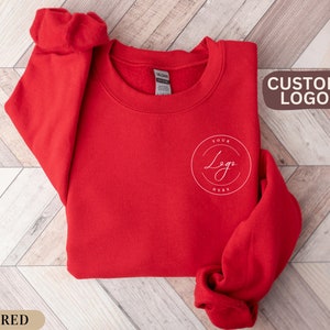Custom Logo Sweatshirt, Small Business Sweatshirt, Business Logo ...