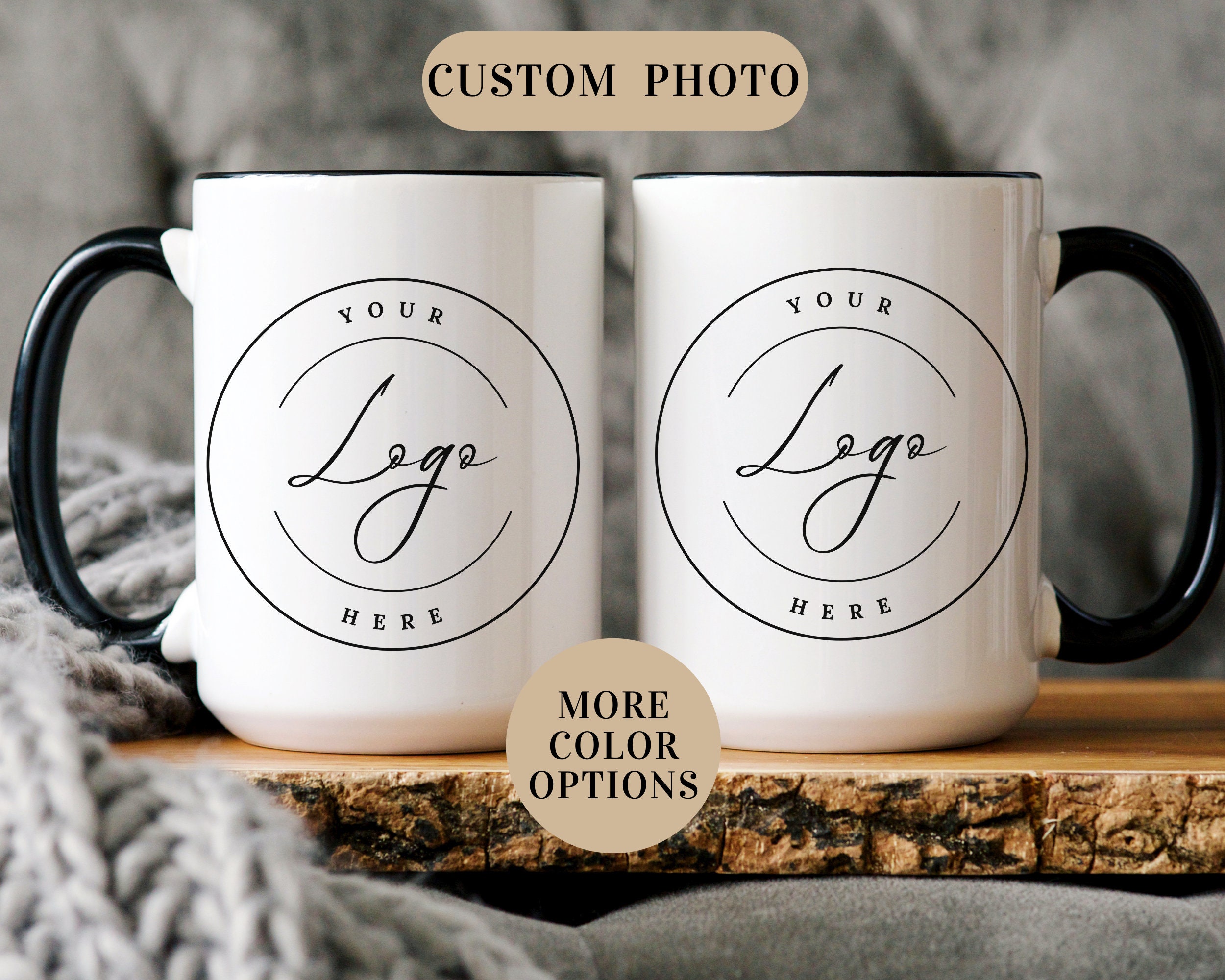 Custom Mug With Logo, Custom Logo Mug, Custom Bulk Mug, Custom Logo ...