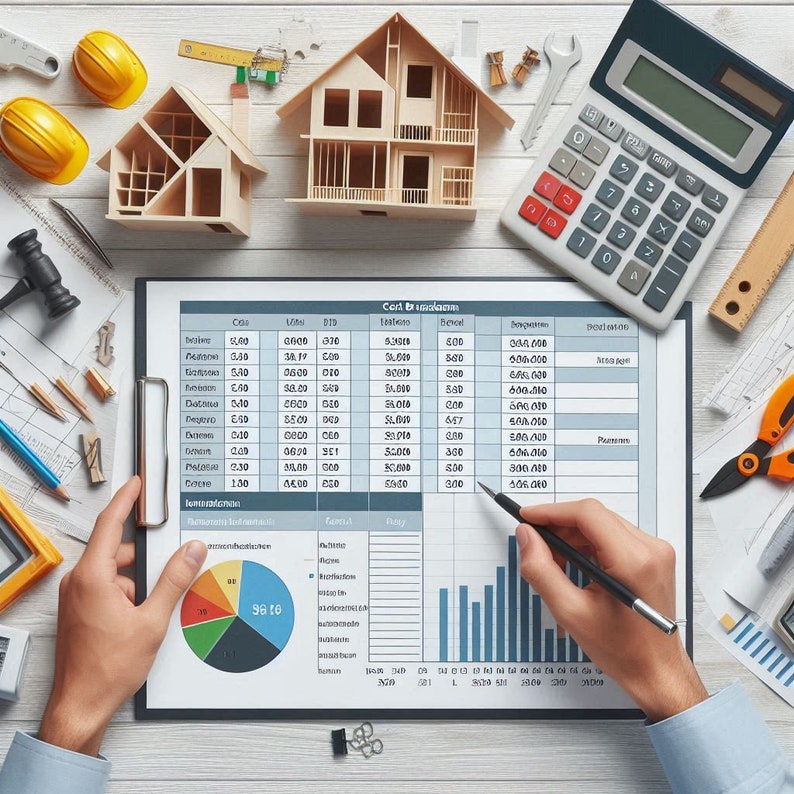 Builders Helper#excel Template: Construction Budget Excel Template Cost ...