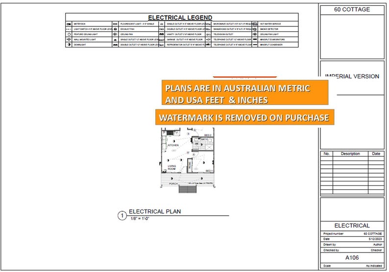 House Plan#60 Cottage: Dream Cottage Plan - Compact House Plan Perfect ...