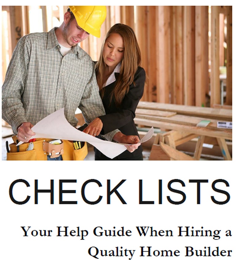 Builders Helper# PDF Template:new Home Builder Checklist How to ...