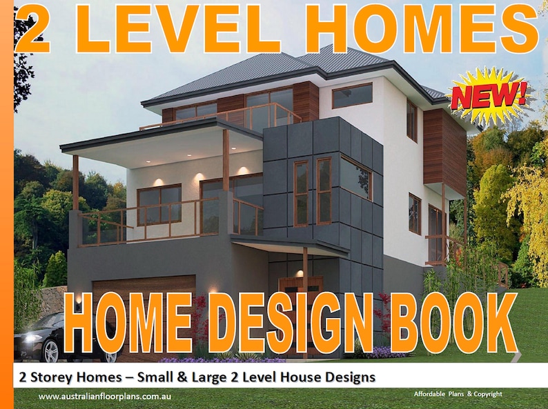 House Plan Design Book# 2 Level Homes: A Home Design Ebook is a Digital ...