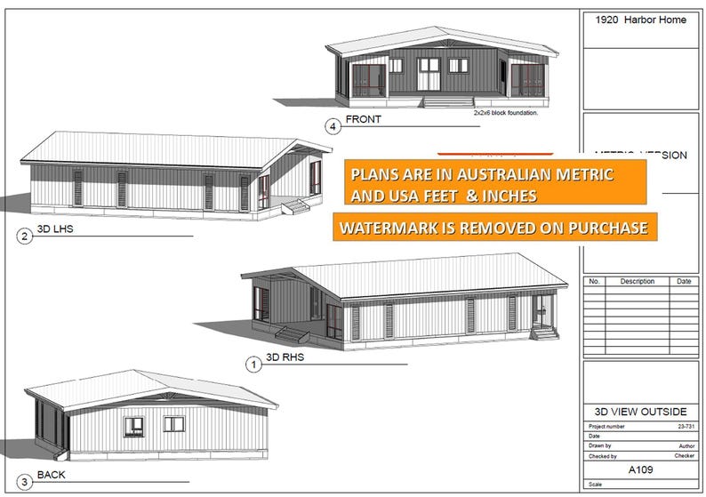House Plan 1920: 40' X 48' (12.2 X 14.8 Meters) Shipping Container ...