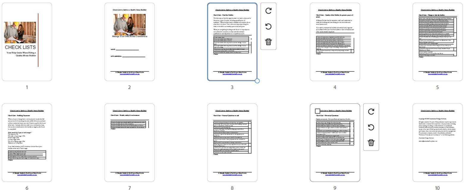 Builders Helper# PDF Template:new Home Builder Checklist How to ...