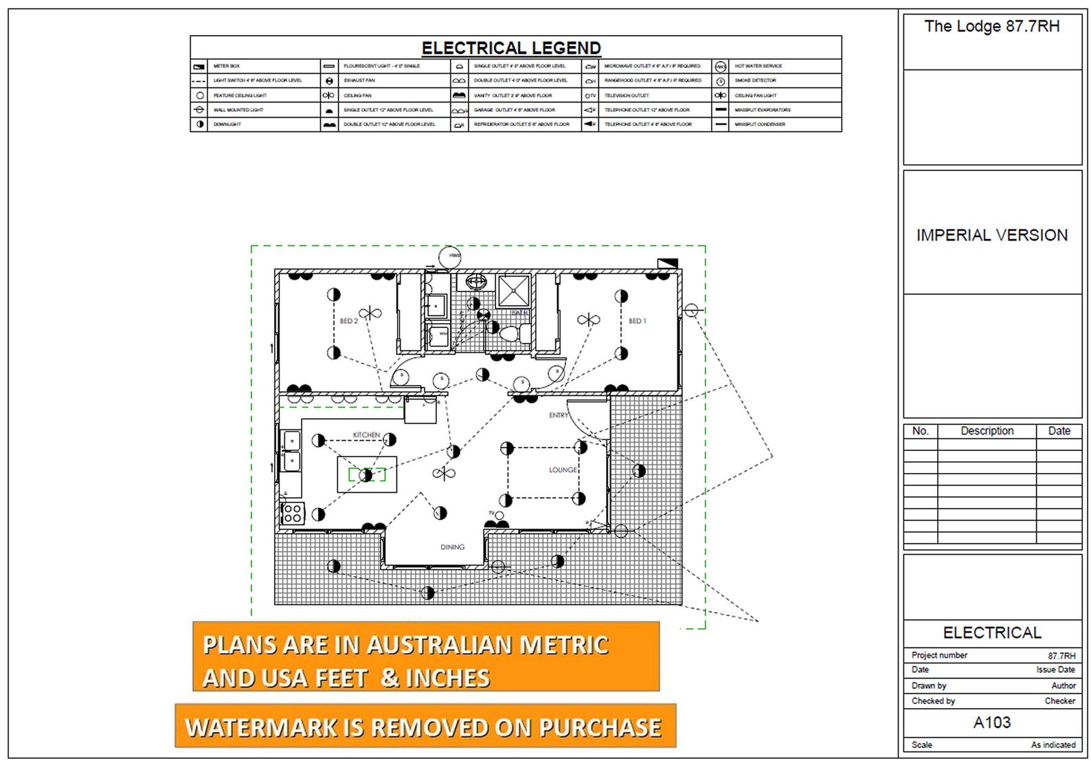 New House Plan #87.7RH – Lodge Style Modern Granny Flat | Small & Tiny ...
