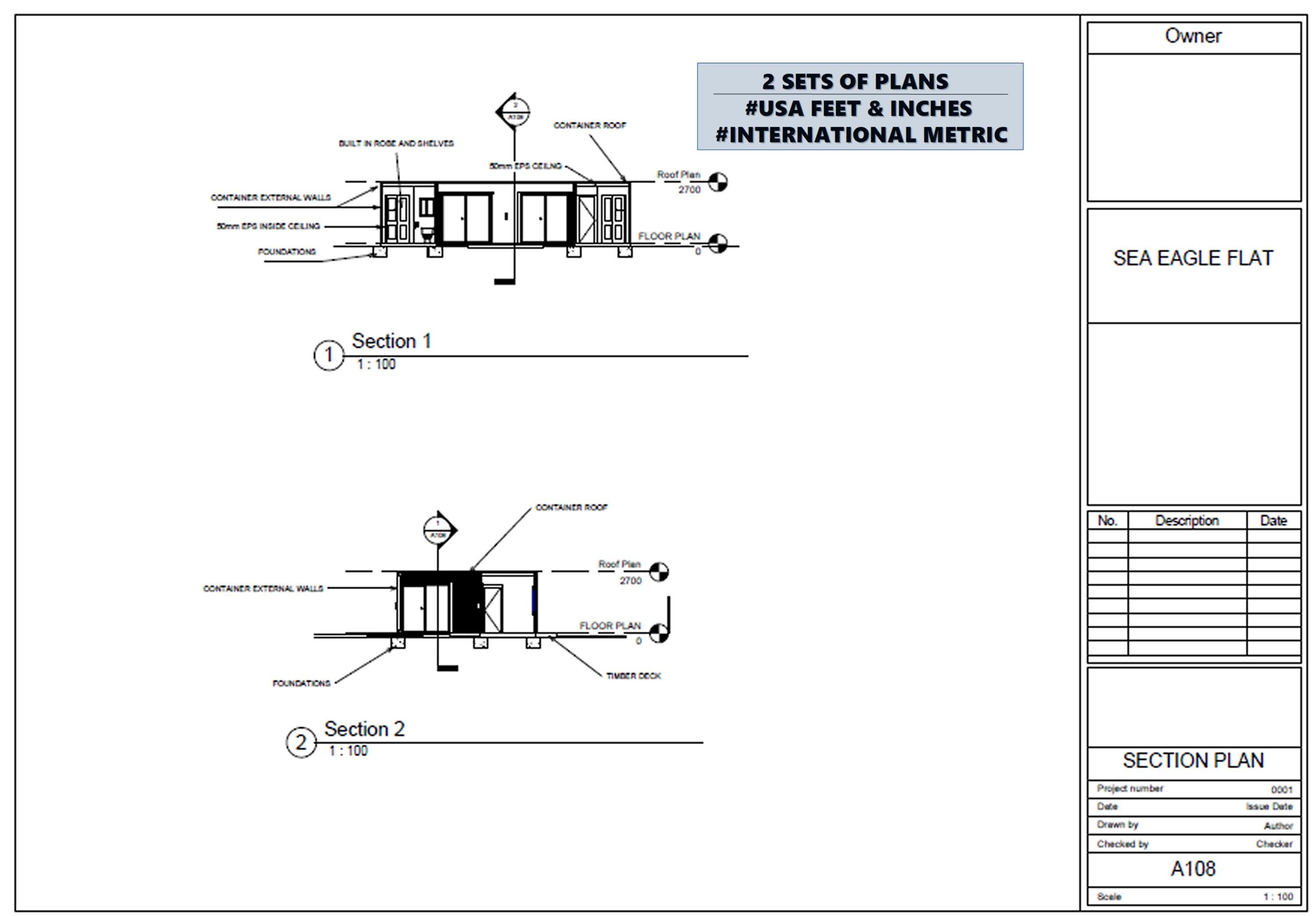 House Plan 68 Sea Eagle: Low-cost & Affordable Container Home Plans ...