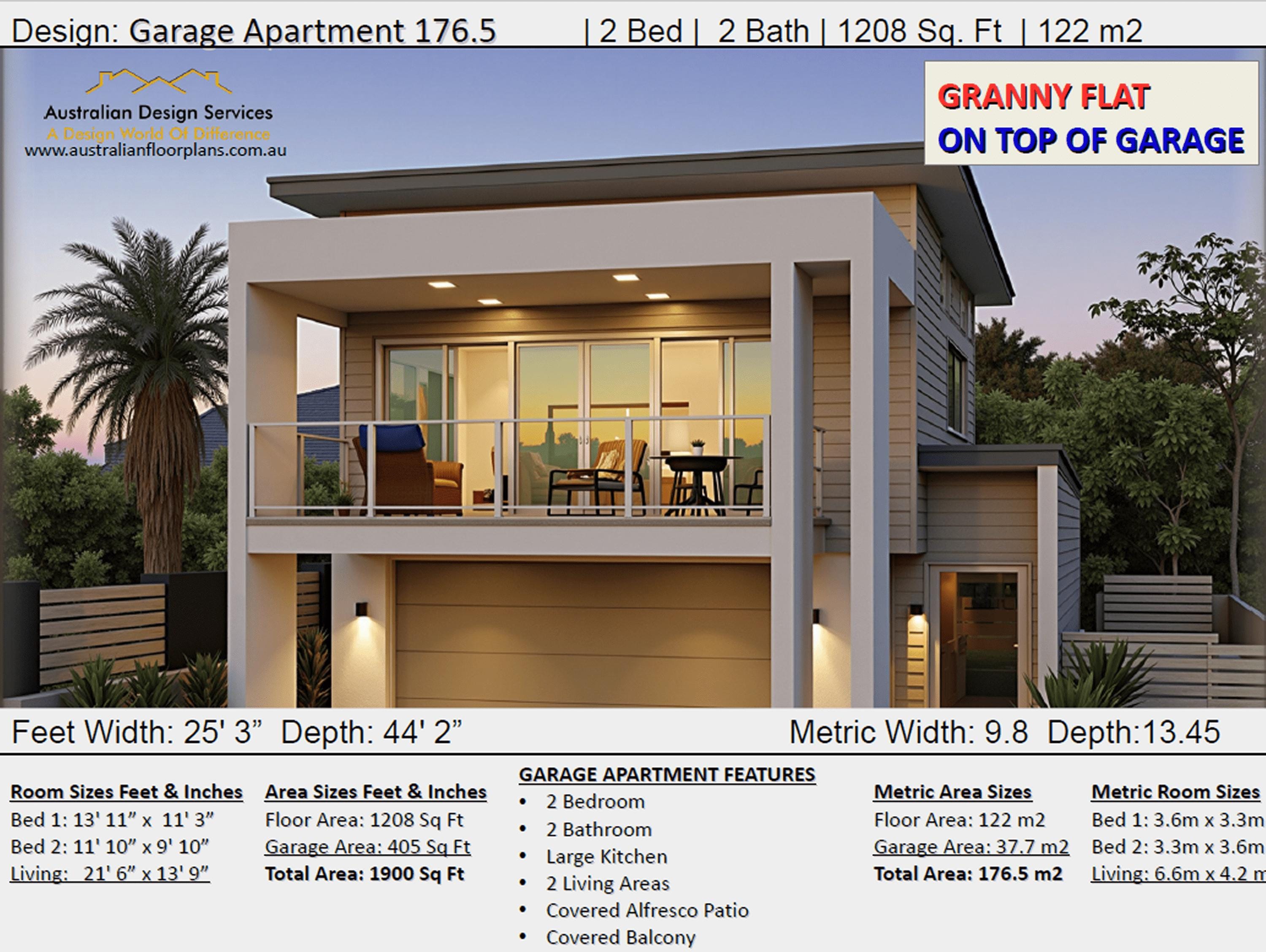 House Plan 176.5: Garage Apartment – Consultation Plan Set 2 Bed | 2 ...