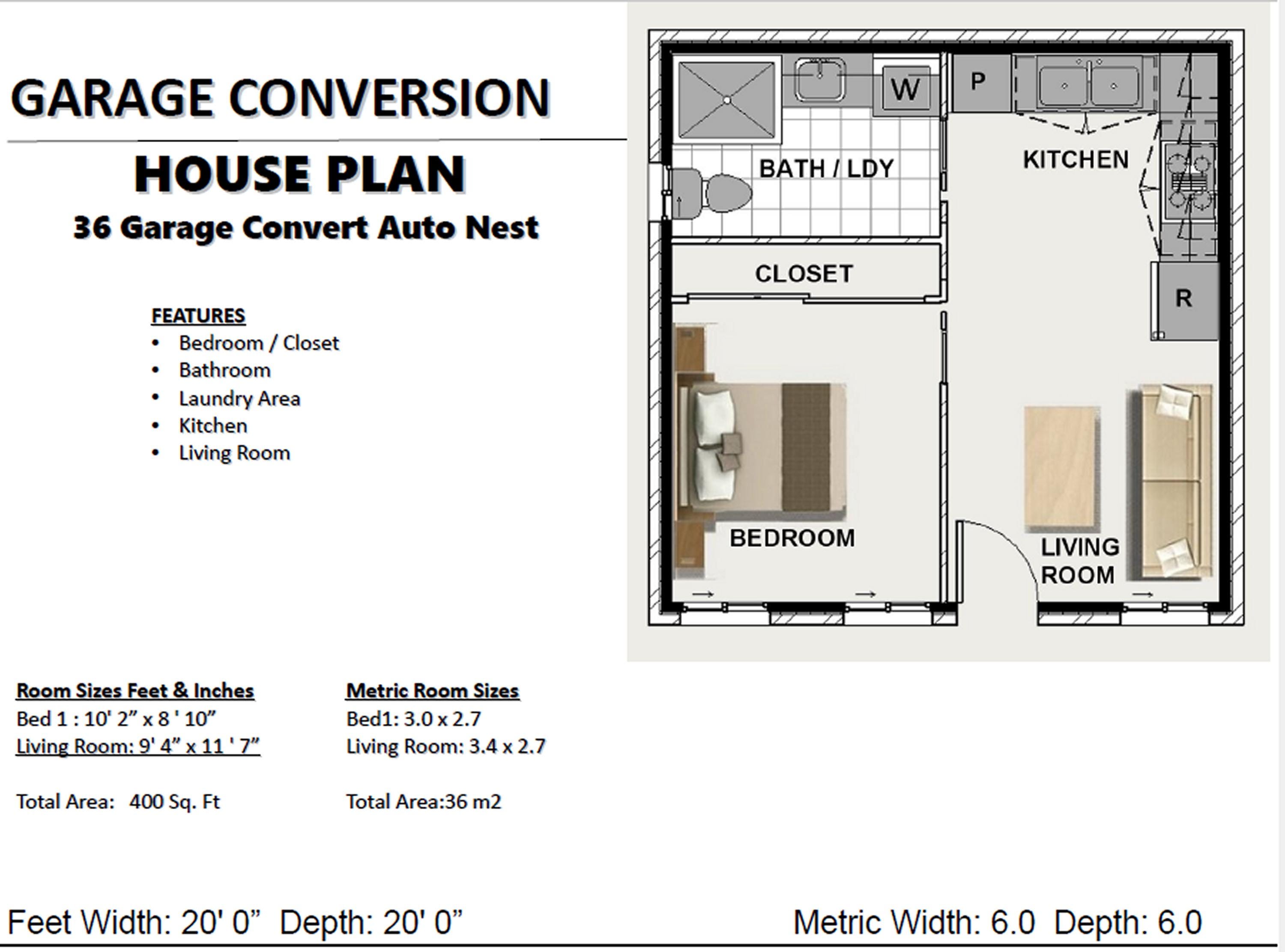Tiny House Plans Garage Conversion