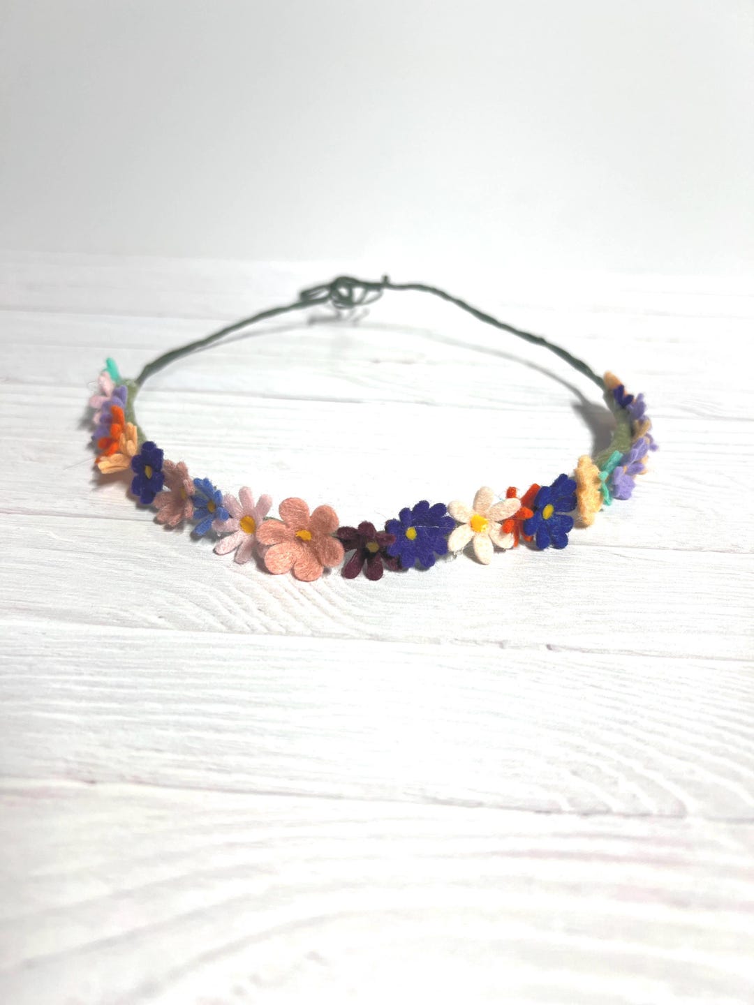 Wildflower Hippy 70s Hair Crown - Etsy