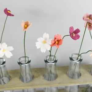 Felt Filler Flowers - Minimalist Stems - Decorative Floral Accents - Etsy