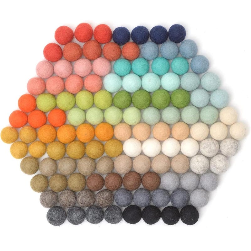 Wool Felt Balls - Etsy
