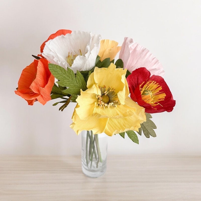 Paper Poppies - Etsy