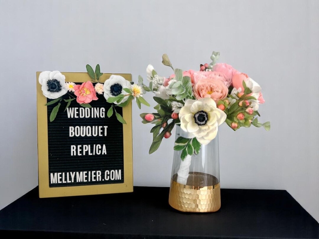Paperversary Bouquet Deposit - Bouquet Replica Deposit - First Wedding ...