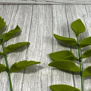 Felt Greenery Stems - Etsy