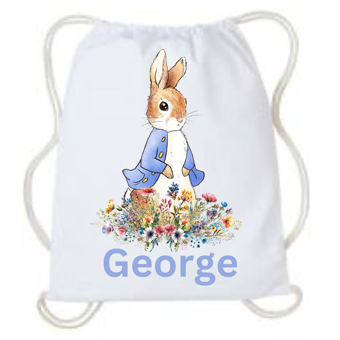 Peter Rabbit Personalised Bag, Personalised Gym Bag, Swimming Bag ...