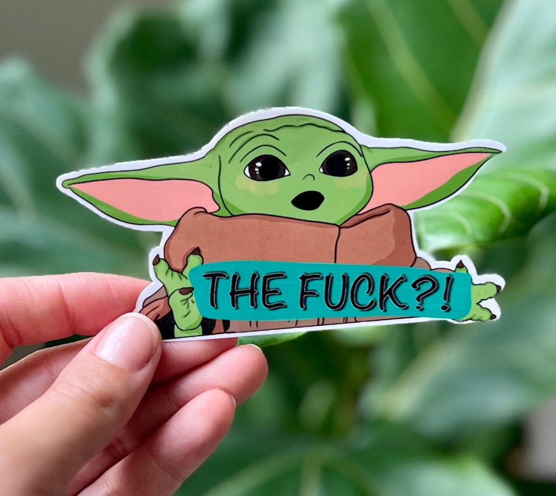 Grogu Stickers, Star Wars Decals, Funny Star Wars Sticker, Laptop ...