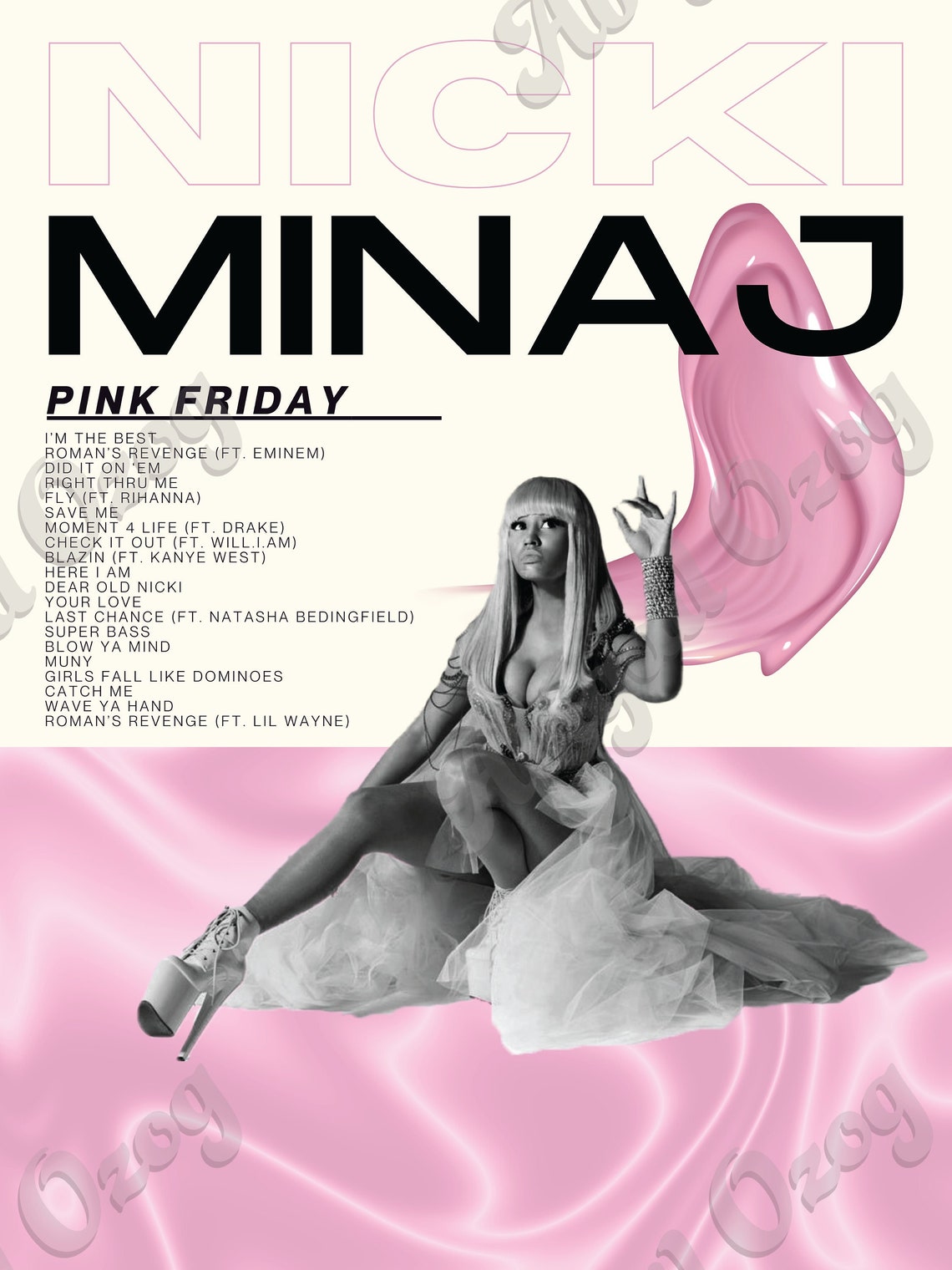 Nicki Minaj Printable PDF Digital Download Poster - Etsy