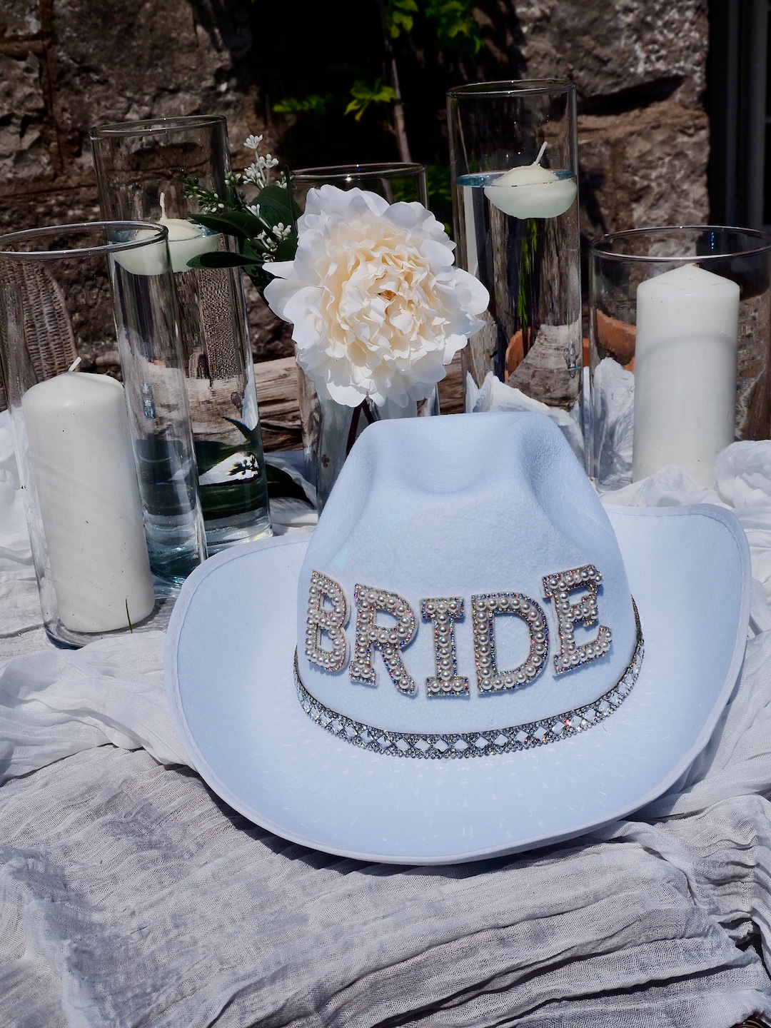 Bride Cowboy Hat Hen Party Country Last Rodeo - Etsy