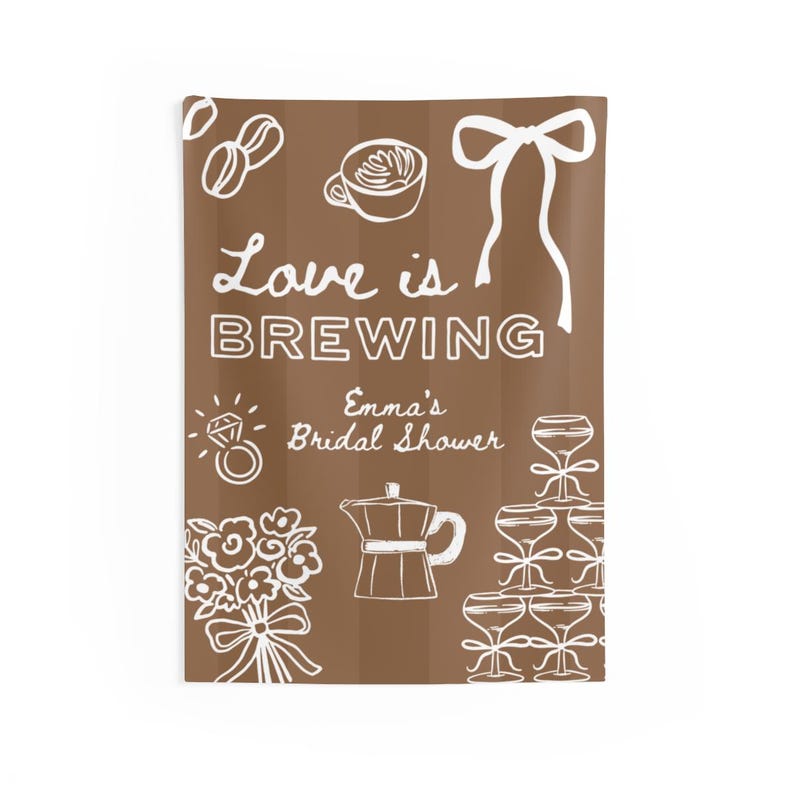 Love is Brewing Bridal Shower Decor, Espresso Martini Bachelorette ...