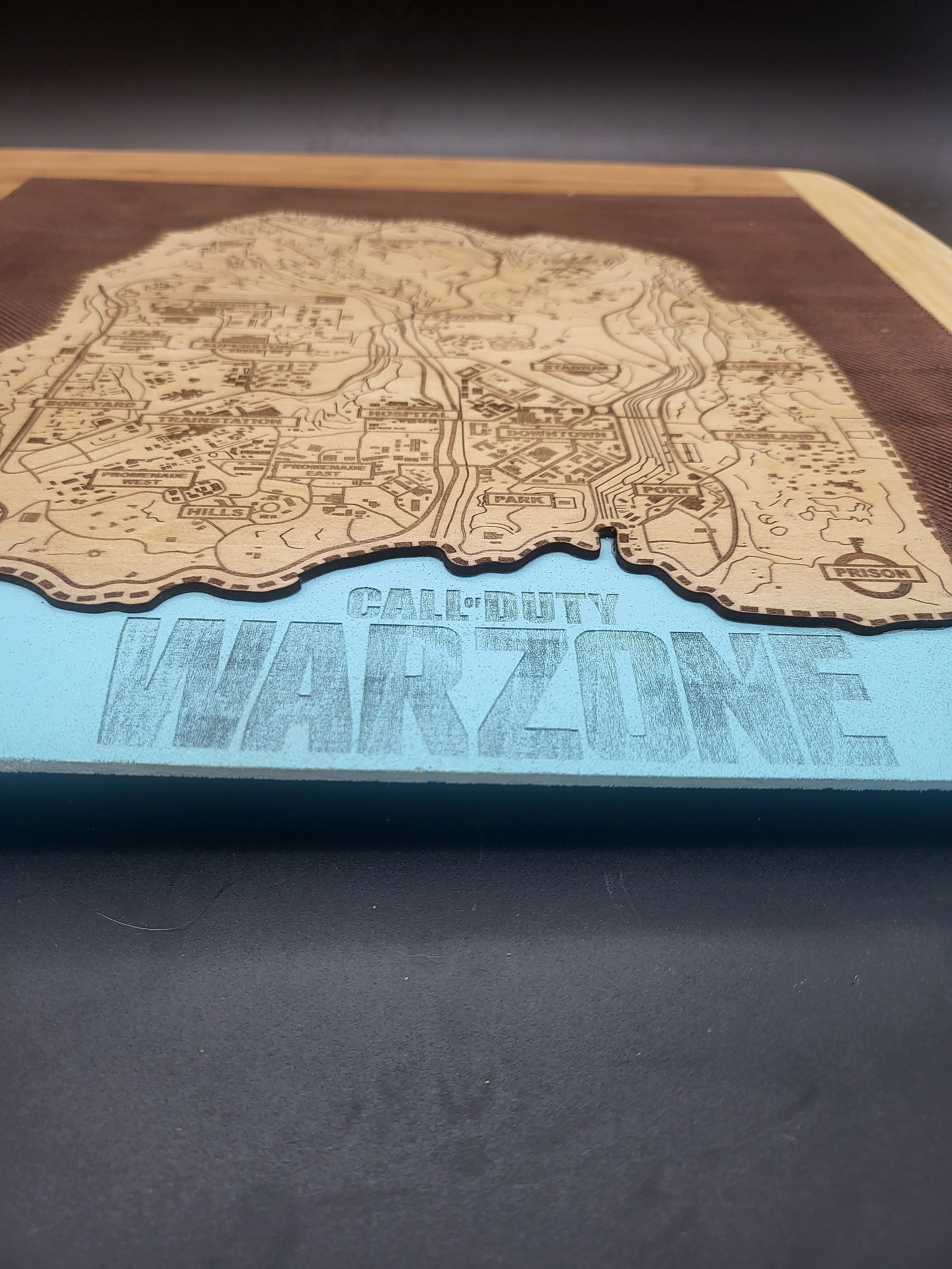 COD Replica Warzone -verdansk Map - Etsy