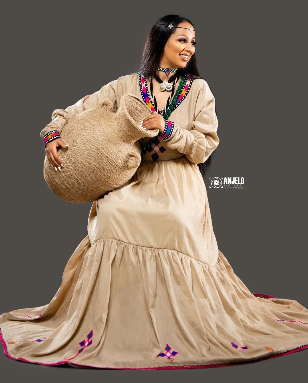 Ethiopian and Eritrean Traditional Habesha Dress/ashenda Dress/habesha ...
