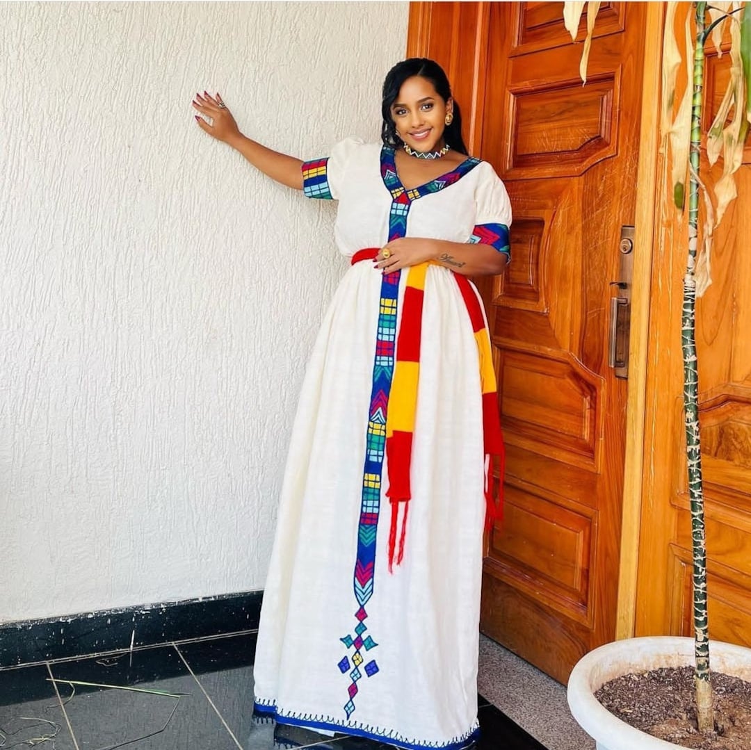 Appealing New Traditional Habesha Dress/ashenda /gift for Her/ethiopian ...