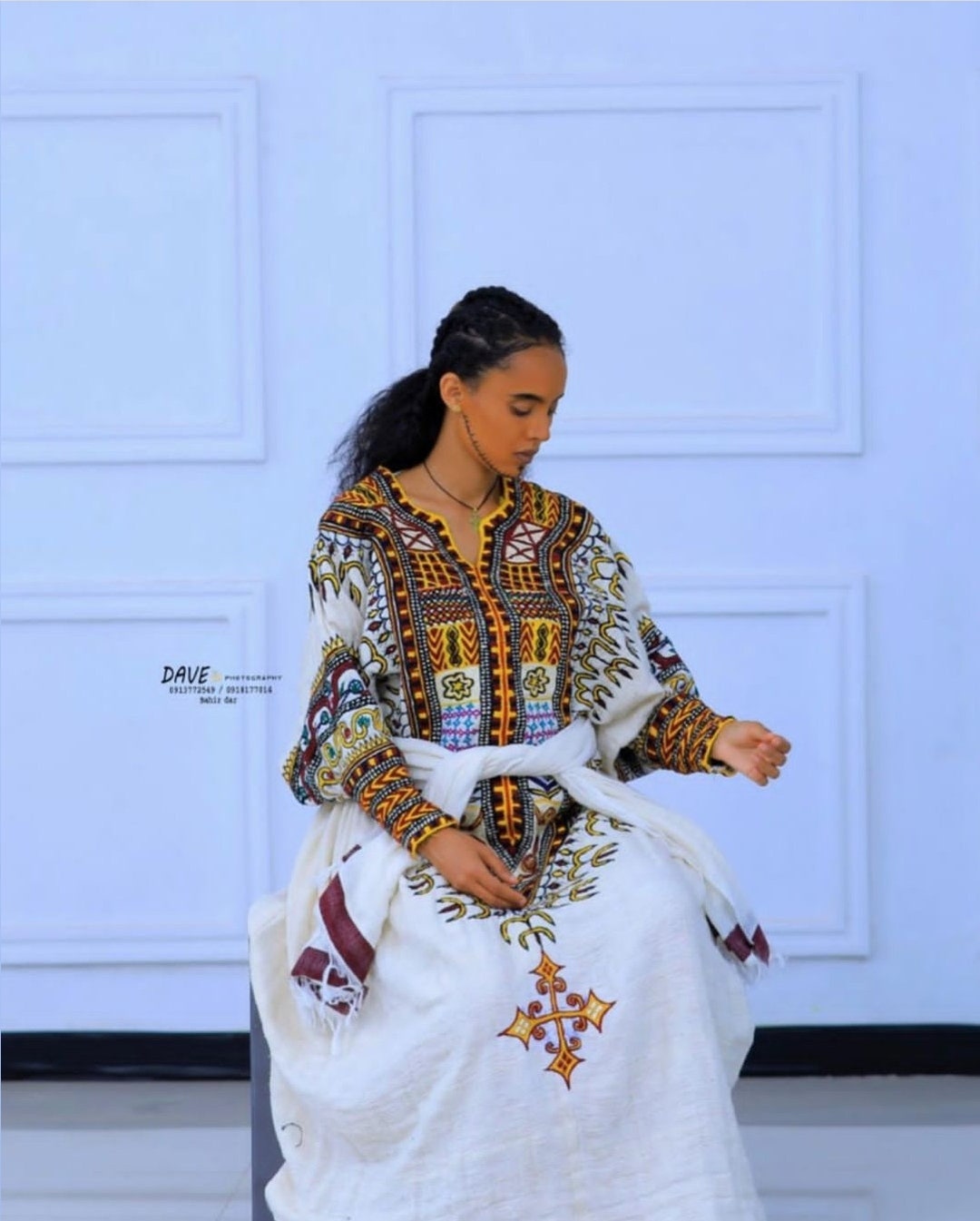 Authentic Gonder Traditional Dress# ETEGE MNTWAB - Etsy