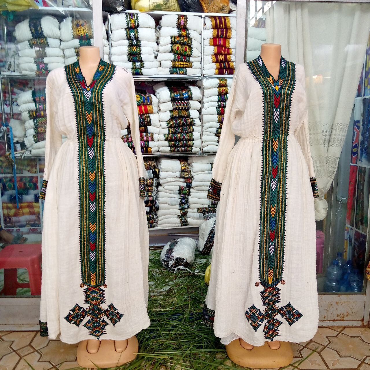 Classic Traditional Habesha Dress - Etsy