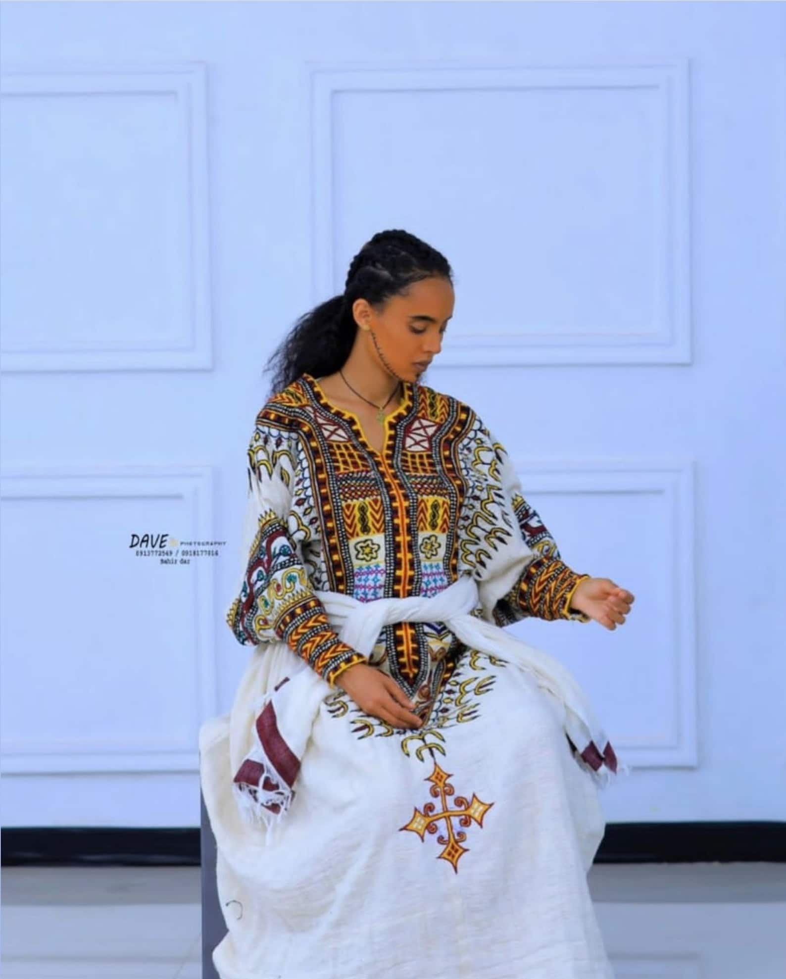 Authentic Gonder Traditional Dress# ETEGE MNTWAB - Etsy