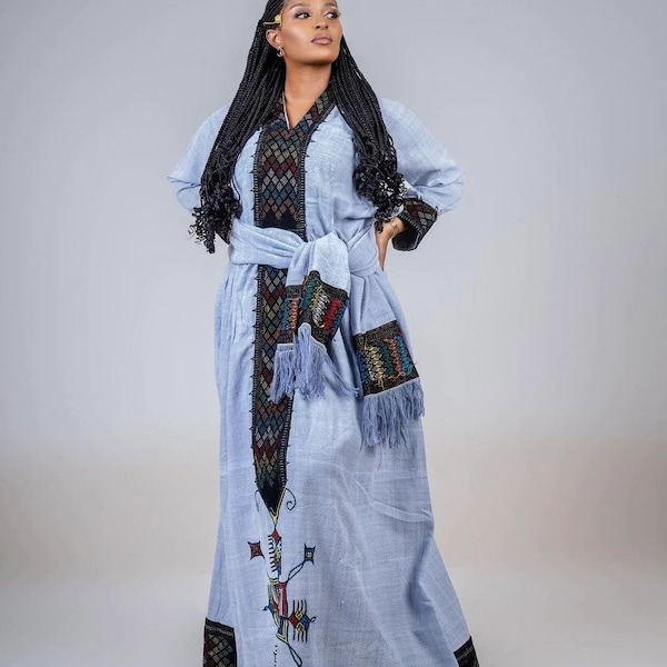 Ethiopian Raya Dress - Etsy