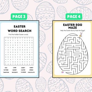 Easter Printable 10 Game Bundle | Easter Party Games | Easter Games for ...