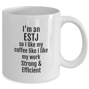 Myers Briggs ESTJ, Extrovert Humor, Sarcastic Coffee Humor - Etsy