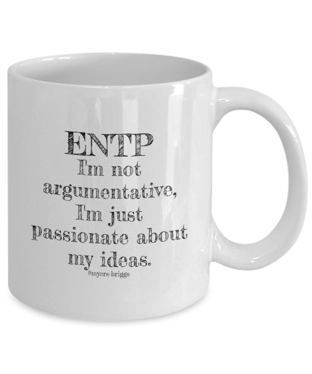 Myers Briggs ENTP, Extroverted Humor, Sarcastic Coffee Mug - Etsy