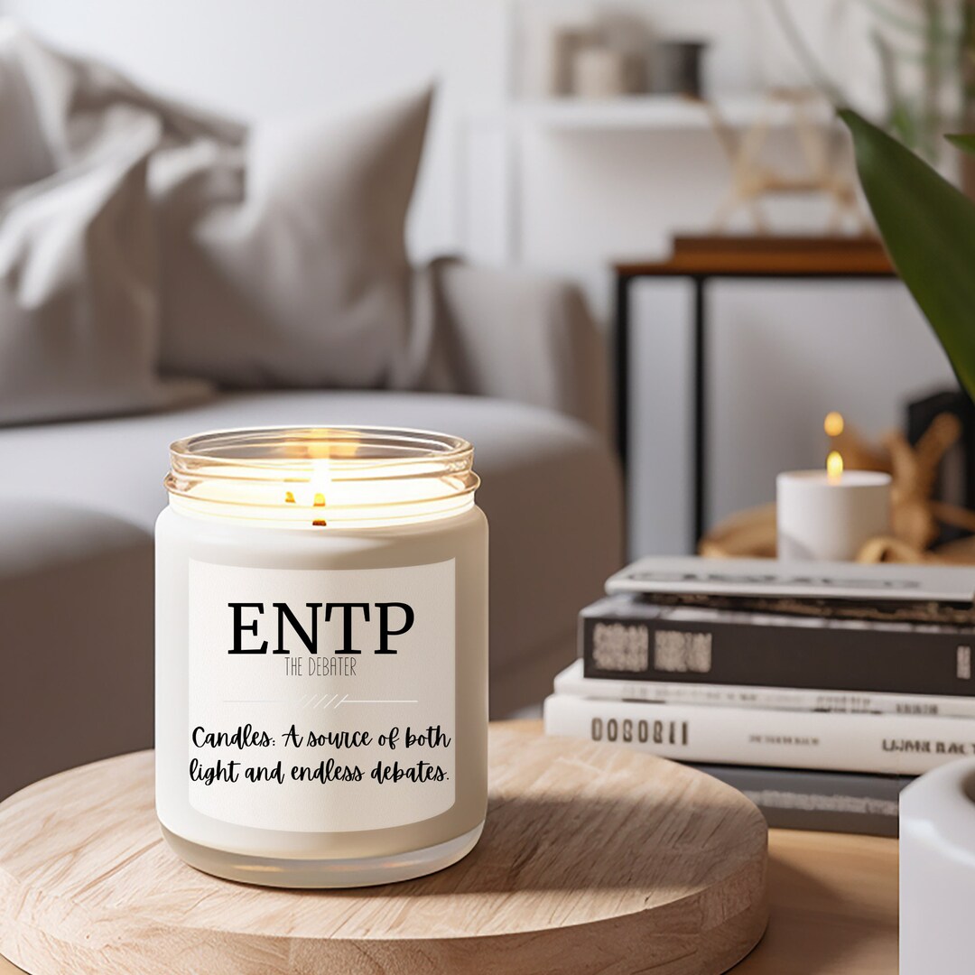MBTI ENTP Personality Type Soy Candles Myers-briggs, Funny, Cheeky ...
