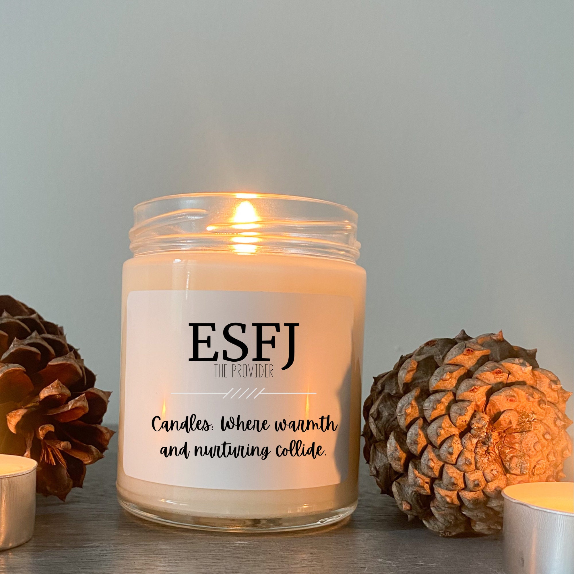 MBTI ESFJ Personality Type Soy Candles Myers-briggs, Funny, Cheeky ...