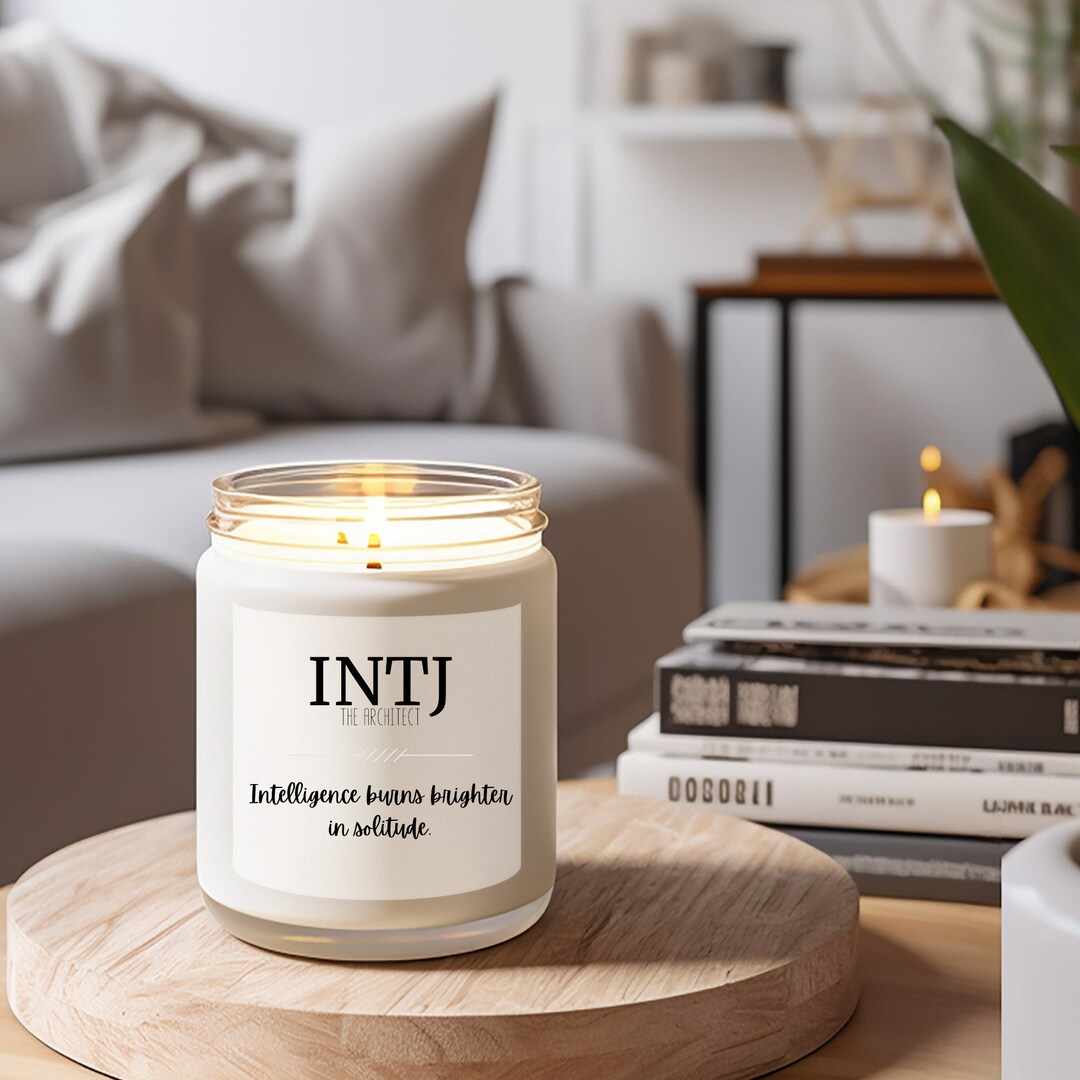 MBTI INTJ Personality Type Soy Candles Myers-briggs, Funny, Cheeky ...