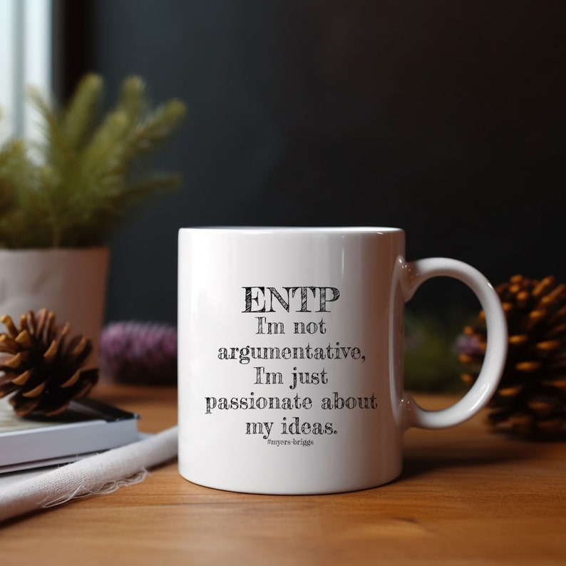 Myers Briggs ENTP, Extroverted Humor, Sarcastic Coffee Mug - Etsy