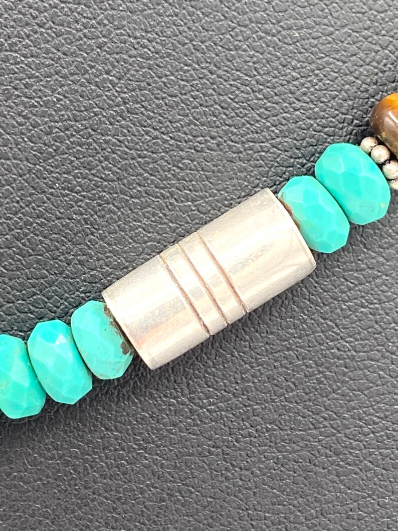 Tommy Singer Sterling Silver and Turquoise Necklace - Etsy