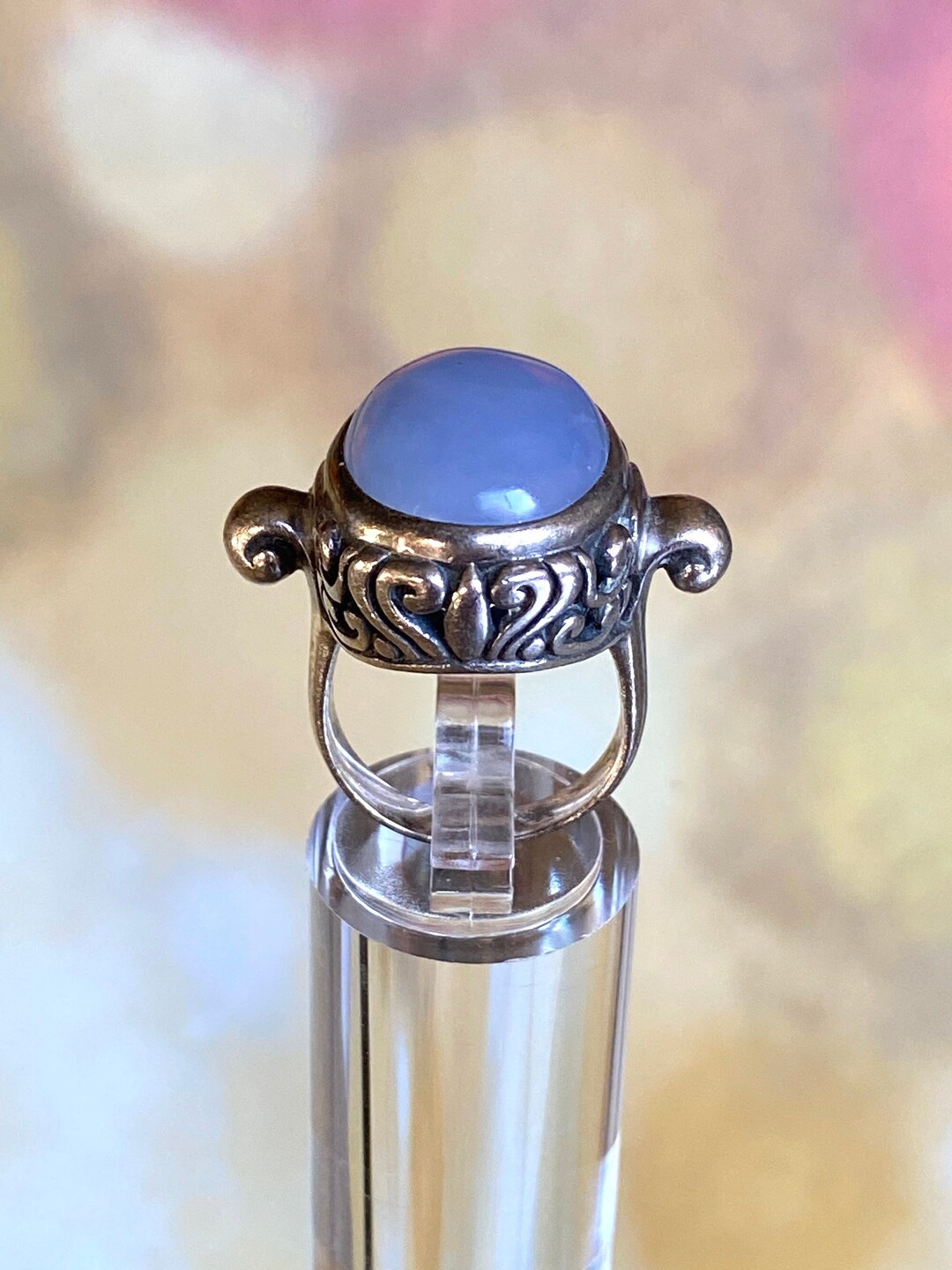 Samuel Benham BJC Sterling Silver Ring With Chalcedony- Size 6-1/2 - Etsy