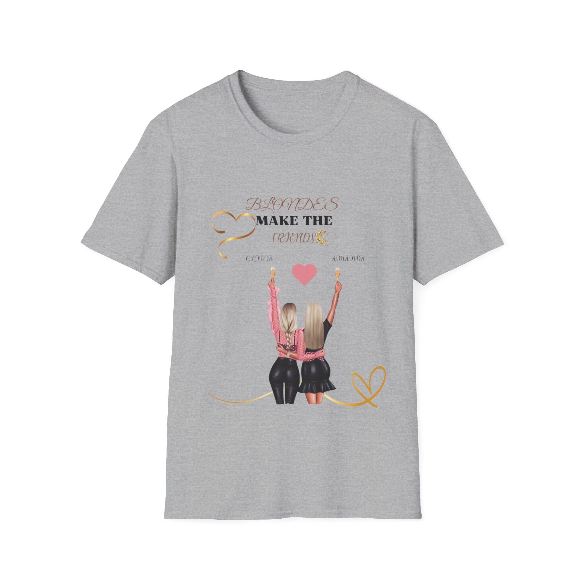 Custom Blondes Friends T-shirt, Personalized Blondes Friends, Gift to ...